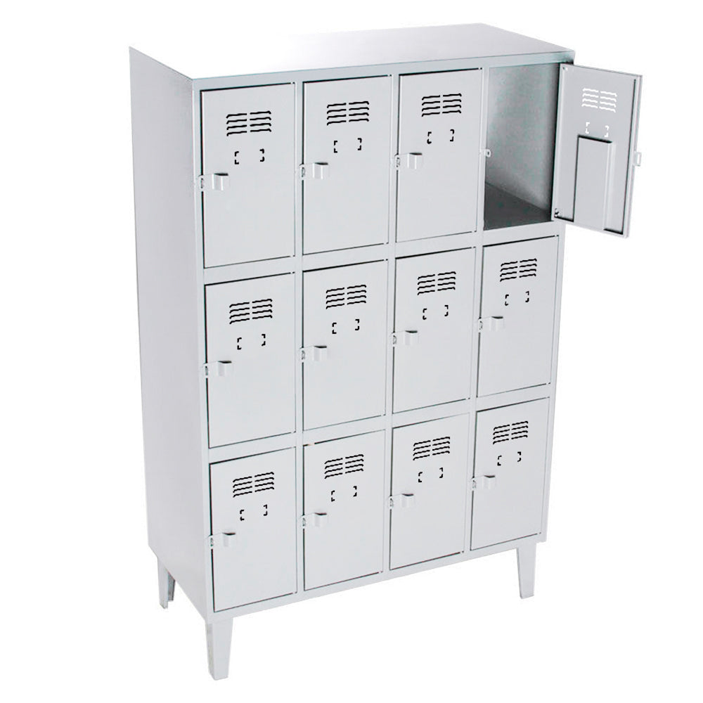 Lockers Alta Resistencia 4 cuerpos 12 puertas - Movilockers