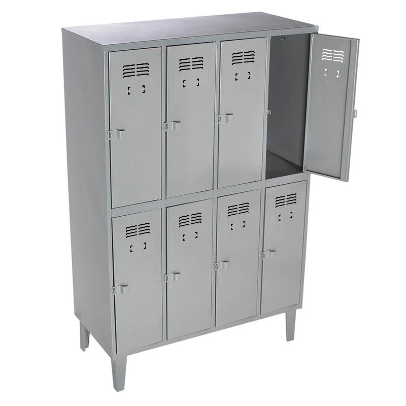 Lockers Alta Resistencia 4 cuerpos 8 puertas - Movilockers